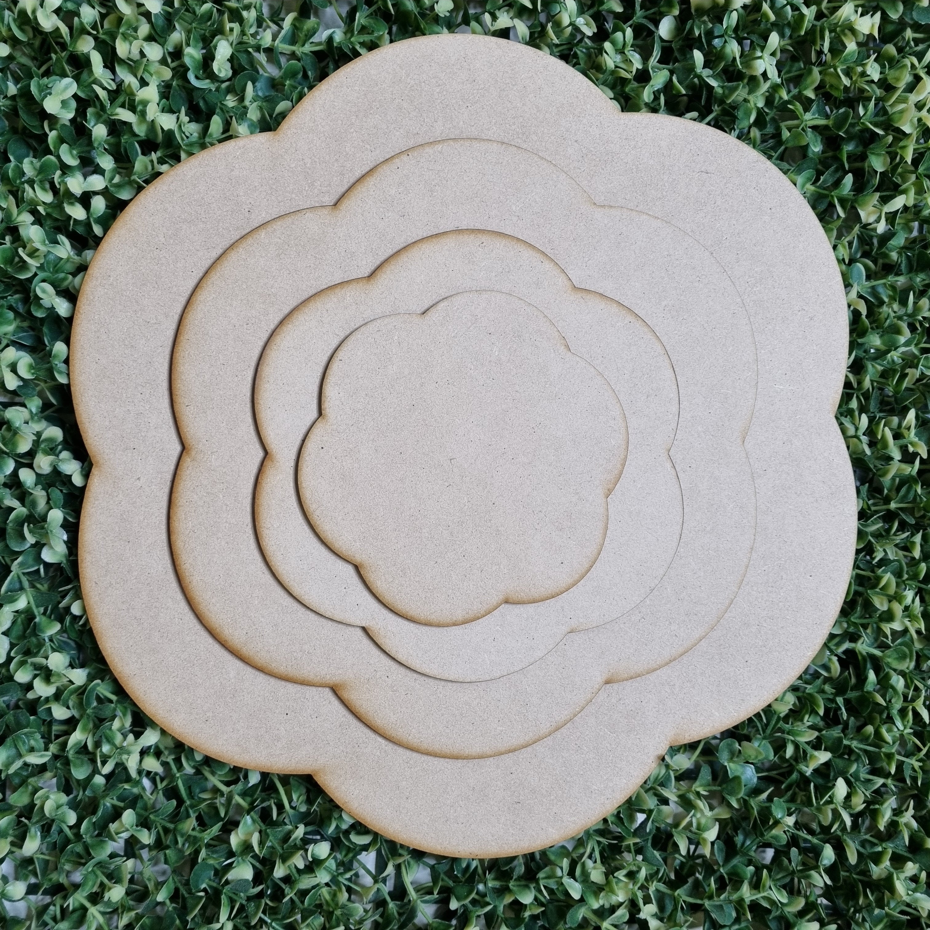 Rim Templates - Flower Petals - Set of 4 | Ms Fancy Pants Laser Engraving